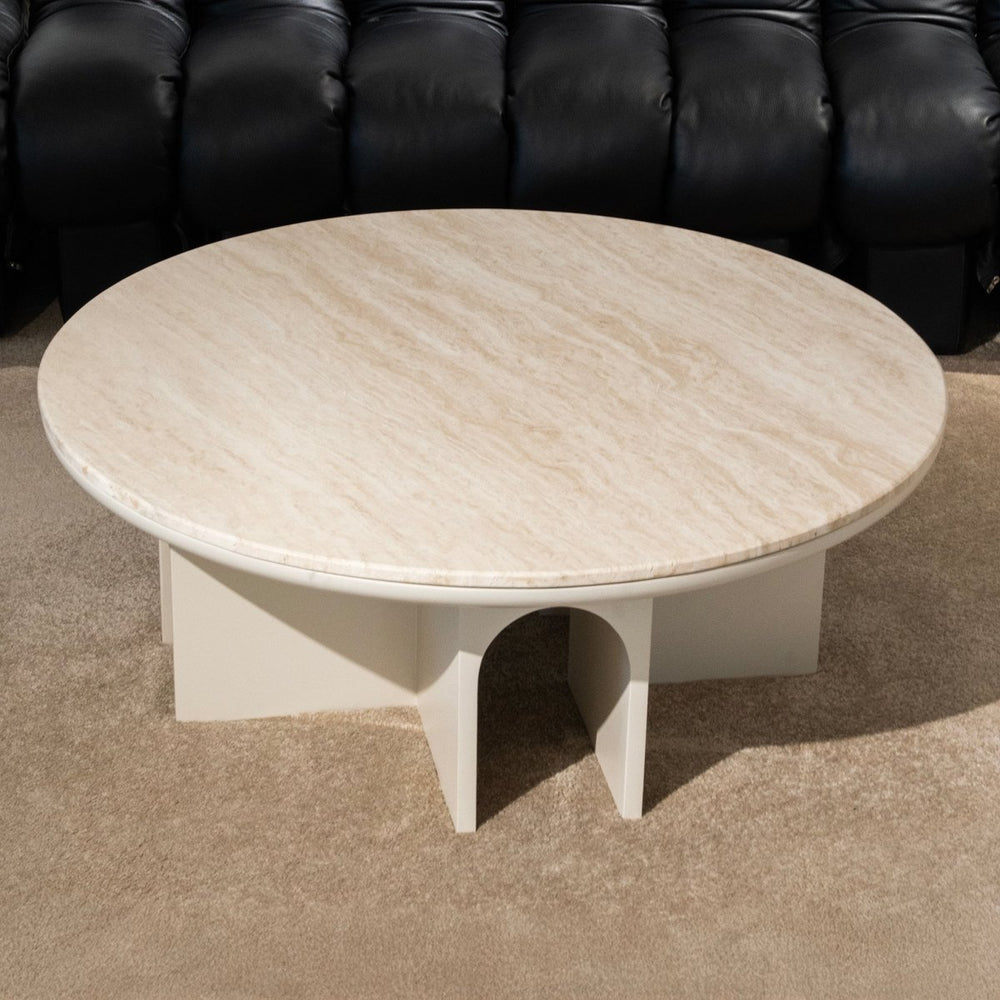 Travertine Arch Coffee Table | Furnible. – FURNIBLE.